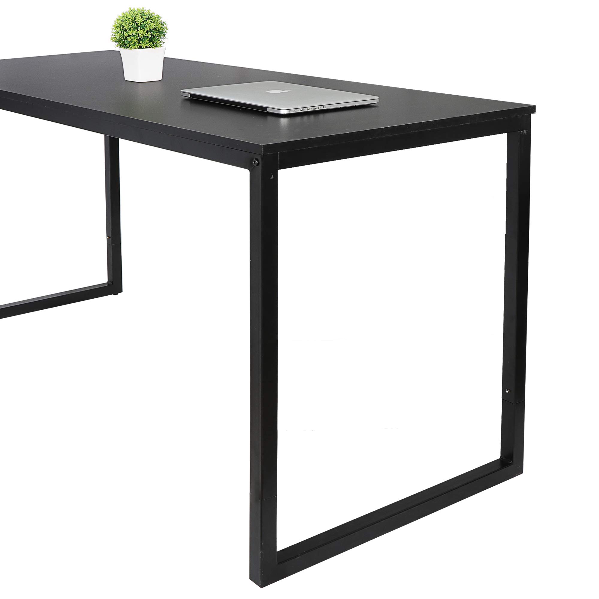 ZenStyle Computer Desk 47" Modern Sturdy Office Desk Computer Table PC ...