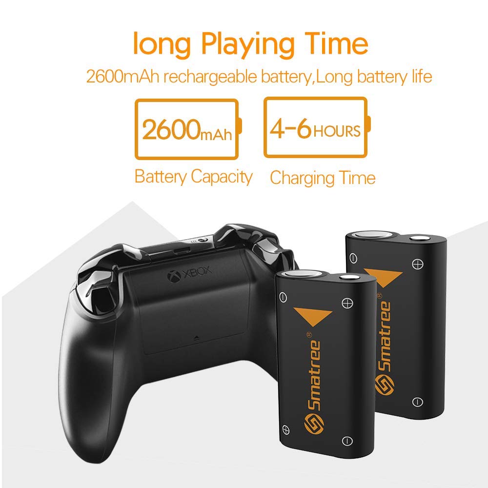Snapklik.com : Smatree 2x2600mAh Rechargeable Battery Pack Compatible