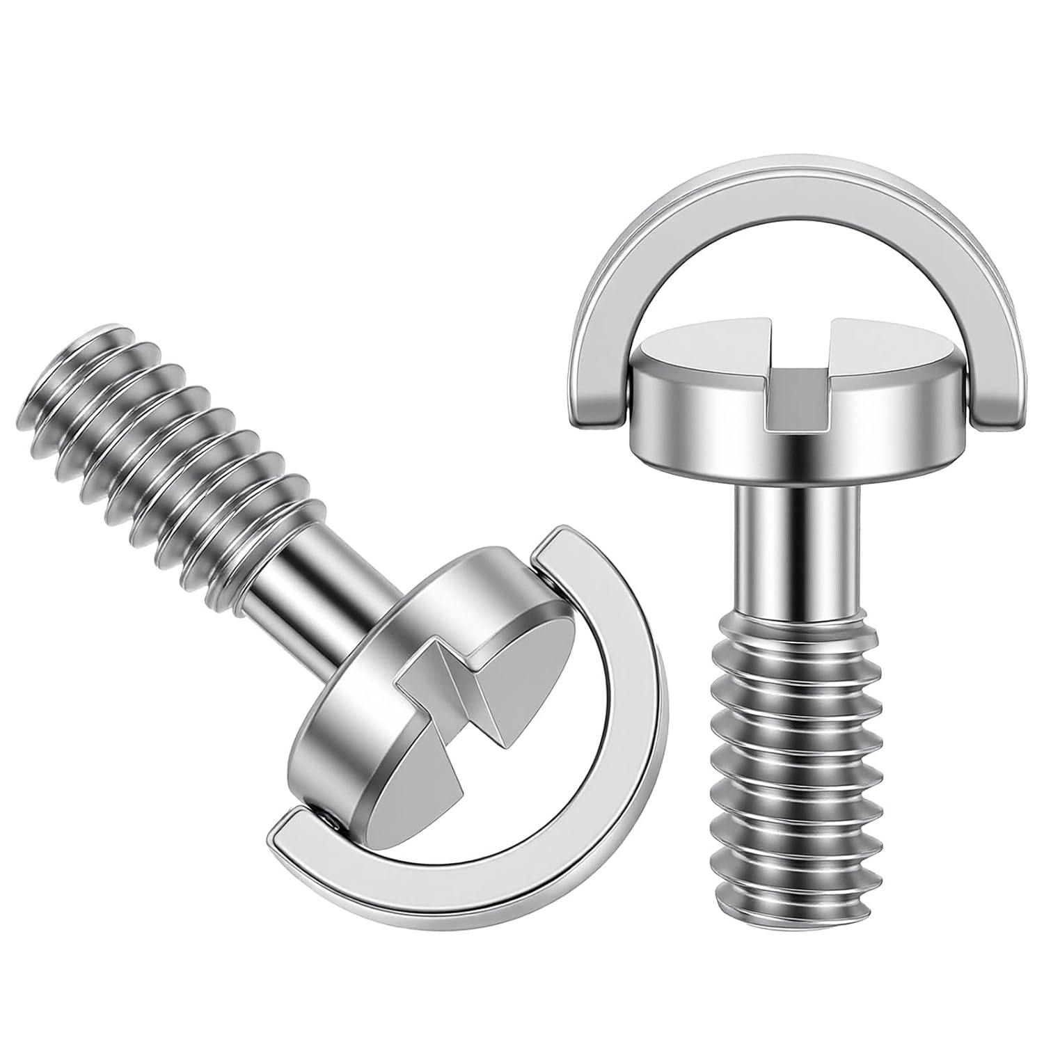 Amazon.com: 2 Pcs 1/4-20 Thread D-Ring Camera Fixing Screws, Stainless ...