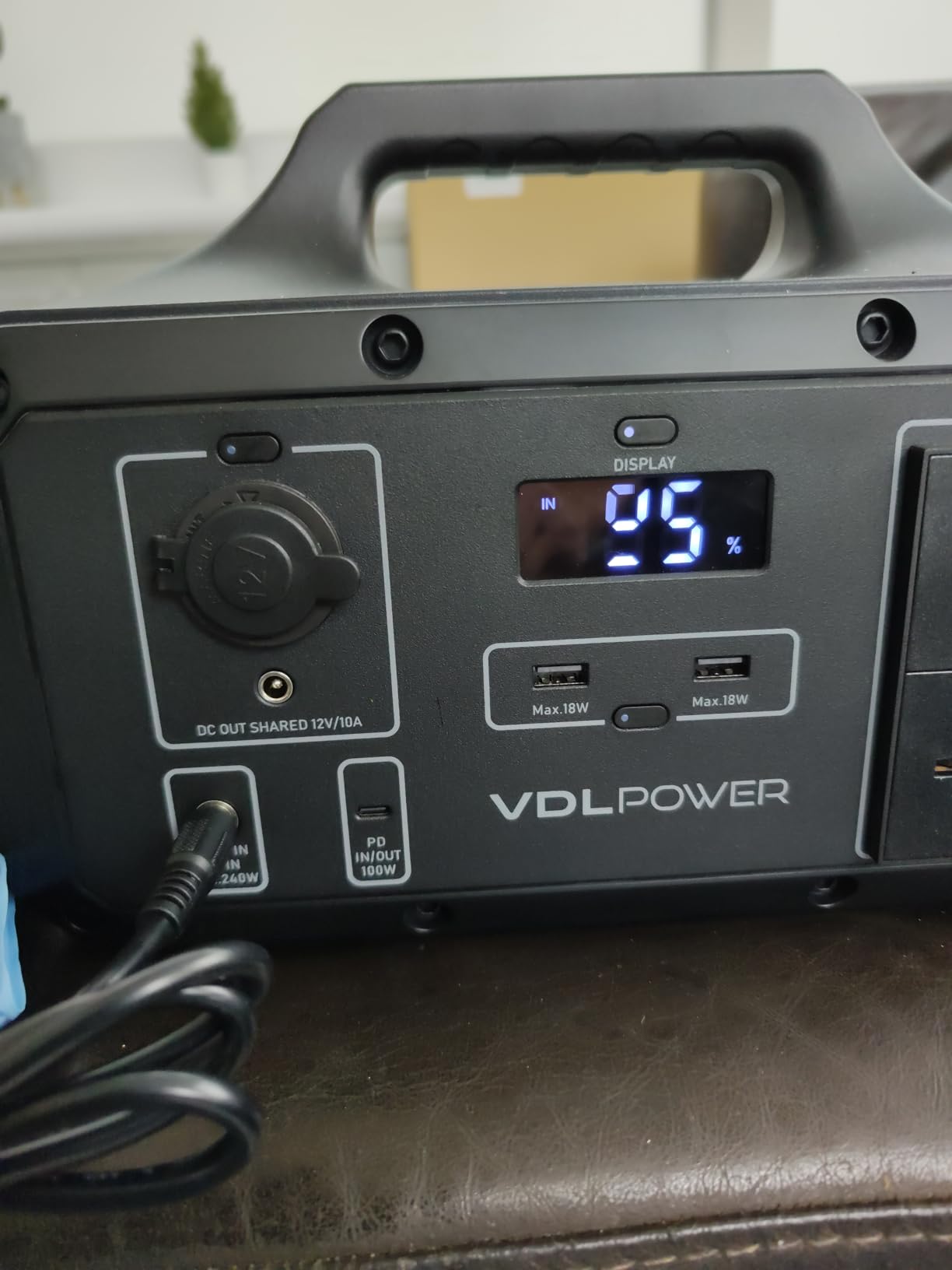 VDL Portable Power Station, 800W/510Wh Solar Generator Backup Battery ...