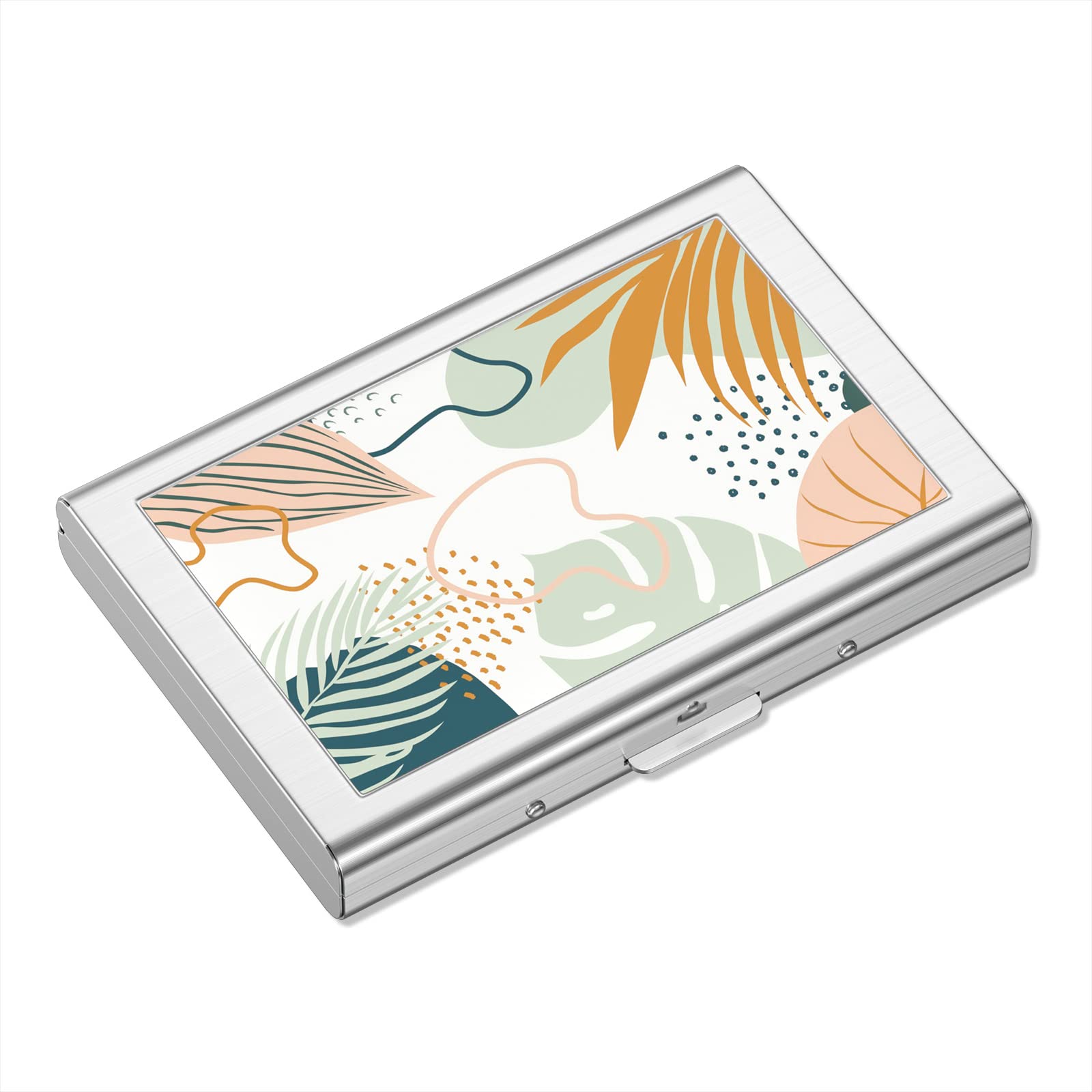 Rimilak Metal Credit Card Holder, Mini Credit Card Wallet RFID Blocking ...