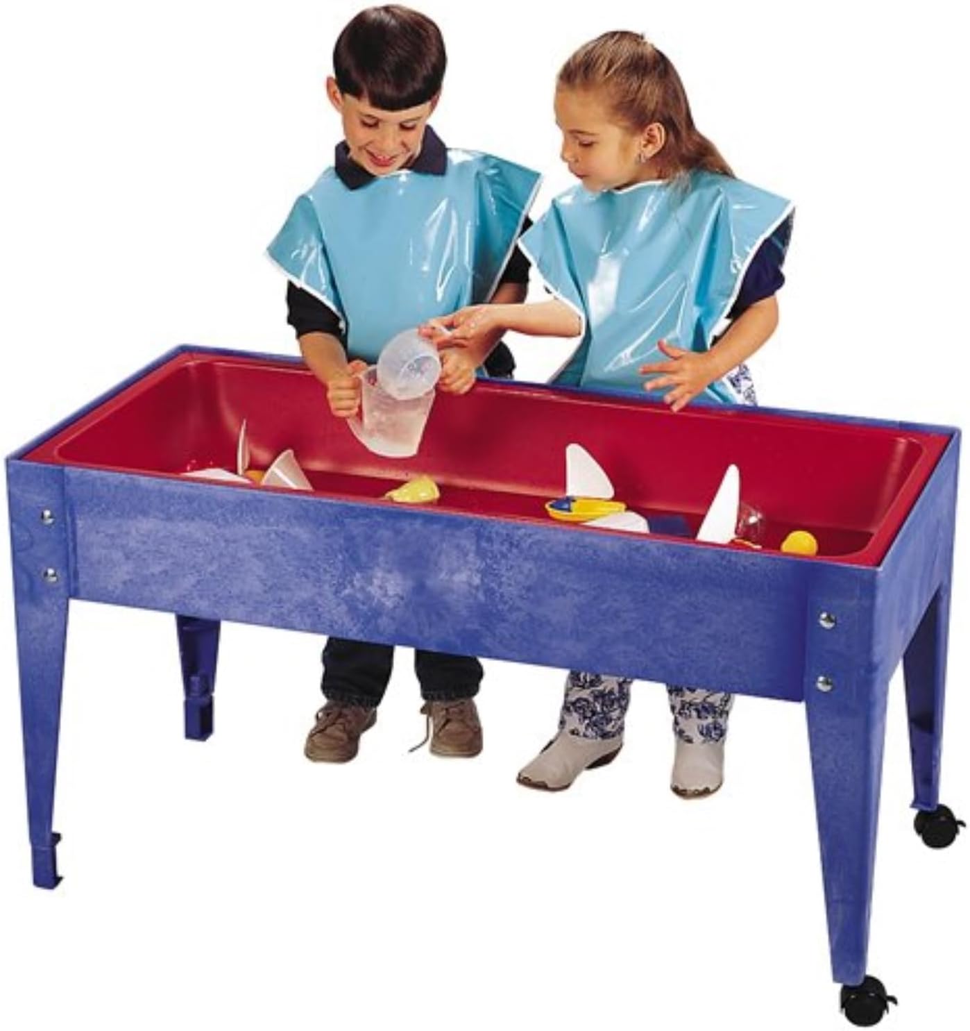 Constructive Playthings Indoor/Outdoor Sand and Water Activity Table ...