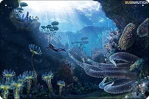 Amazon.com : Subnautica Coral Reef Poster 8 x 12 Inch Funny Metal Tin ...