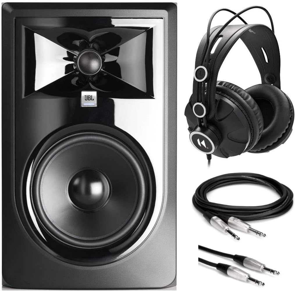 Amazon.com: JBL 308P MkII Powered 8-inch Two-Way Studio Monitor (Pair ...