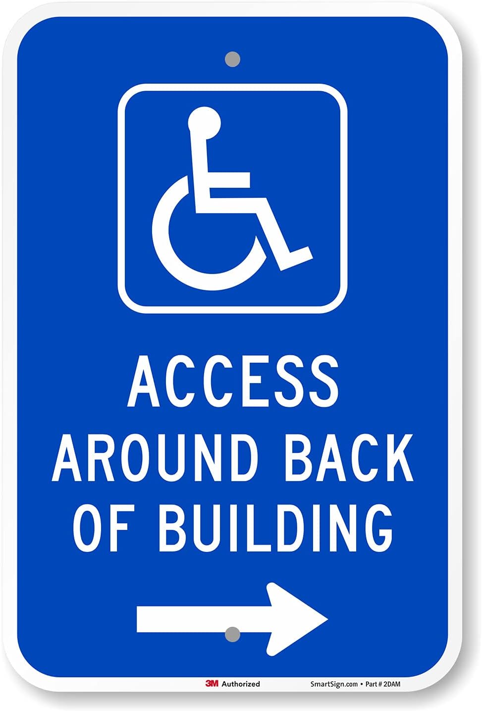 Amazon.com: Honey Dew Gifts Handicap Sign, Wheelchair Access Ramp 9 ...