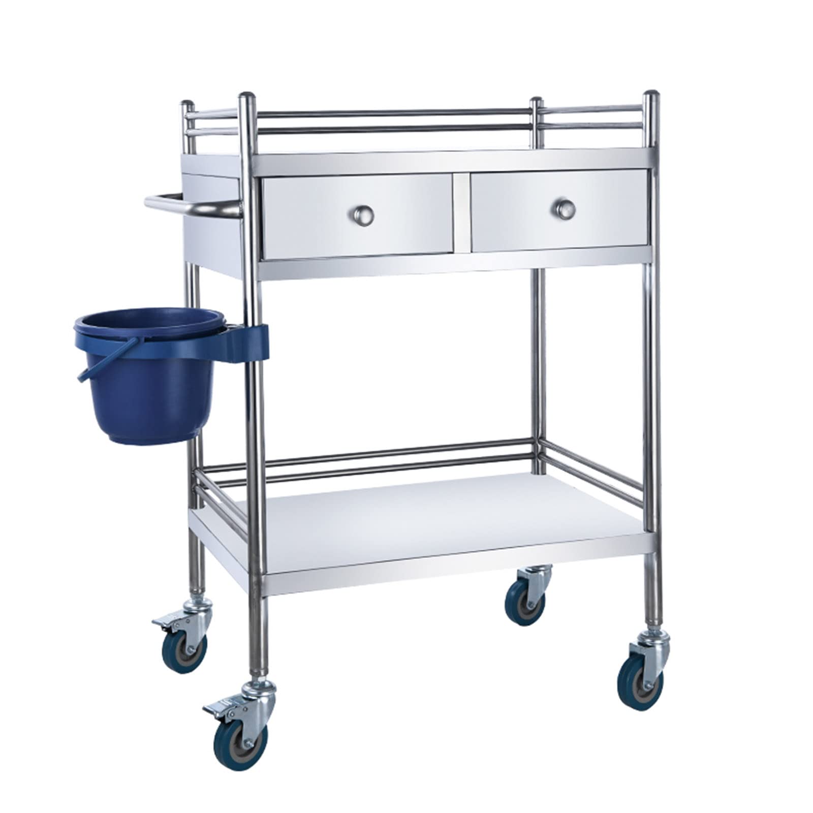 Wuk Stainless Steel Medical Trolley 2 3 Layer Lab Equipment ...