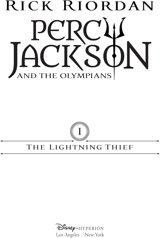 The Lightning Thief Worksheets