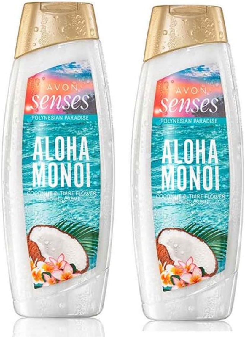 Pack of 2 Avon Senses Polynesian Paradise Aloha Monoi Shower Crème ...
