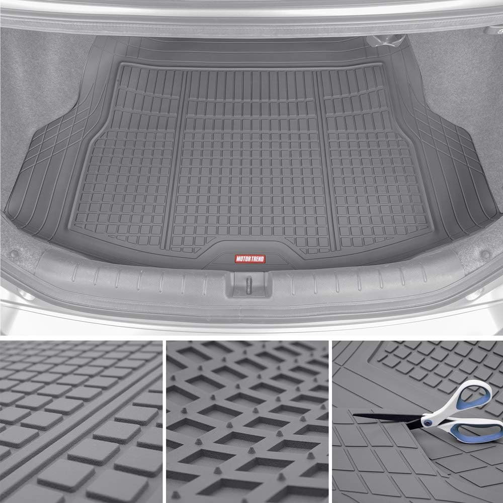 Amazon.com: Auto Accessories Rear Trunk Tray Boot Liner Cargo Floor Mat ...