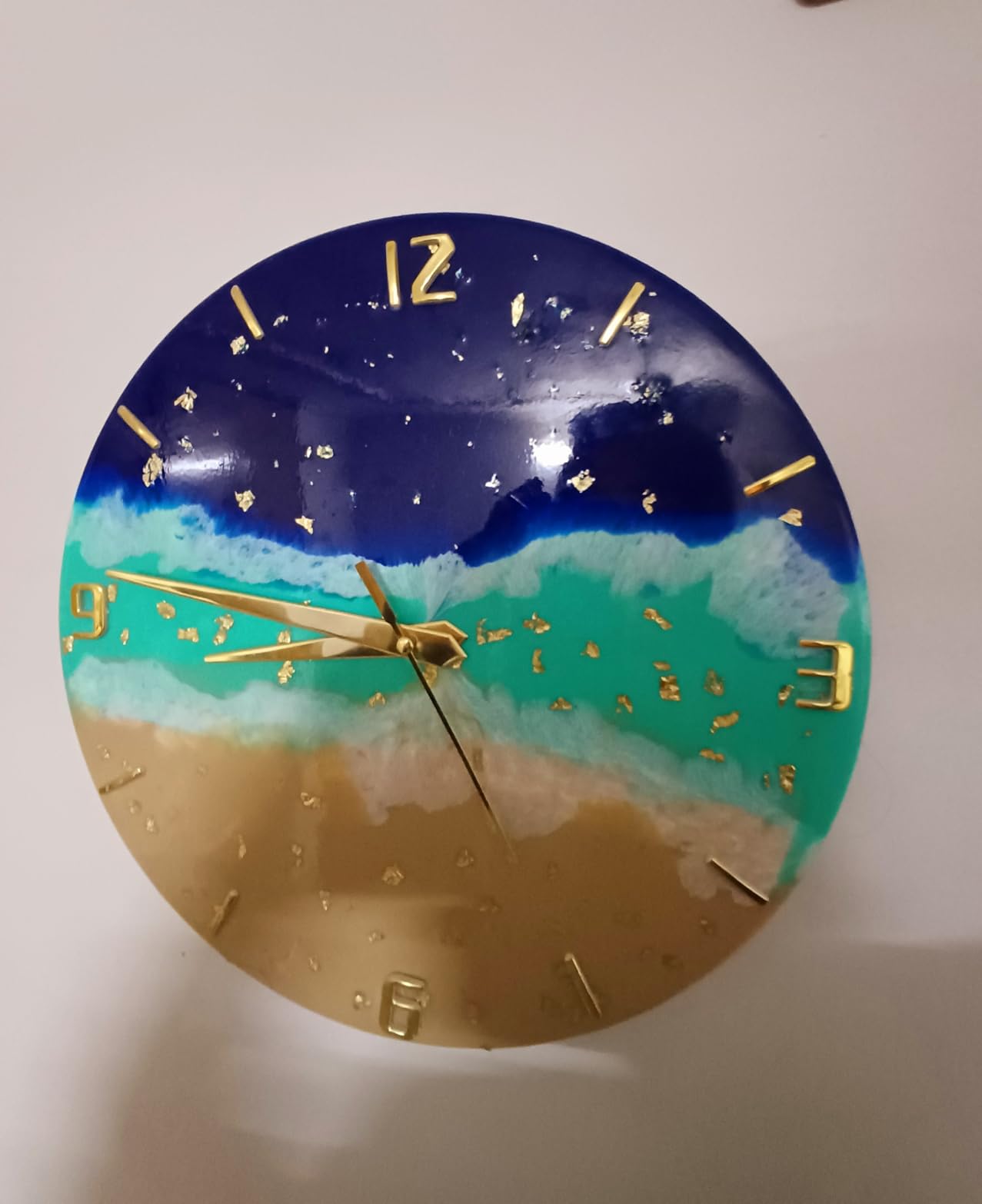 Buy Epoxy Fusion Wall Clock Numbers and Hands, 12 Arabic Numbers and ...