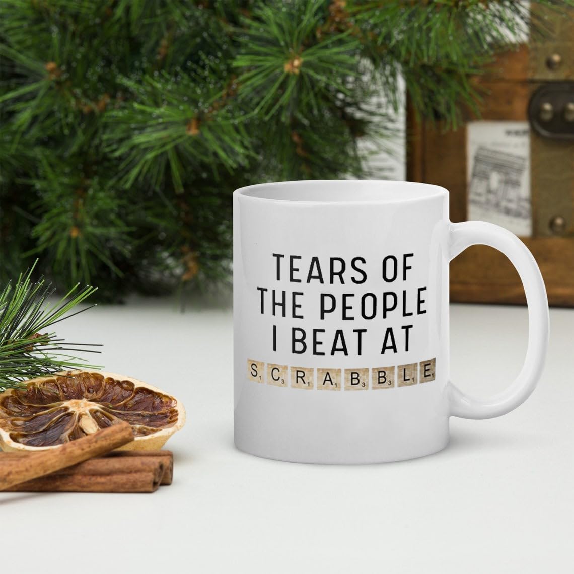 Amazon.com: Tears of the People I Beat at Scrabble, Funny Coffee Mug ...