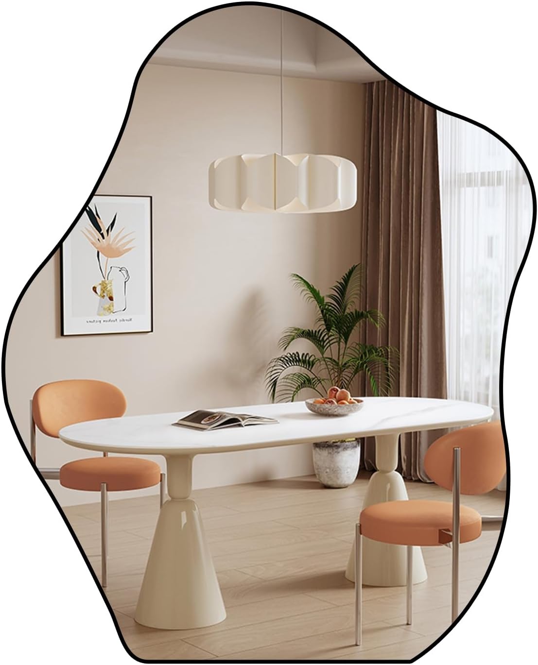 Amazon.com: ASET Irregular Wall Mirror - Modern Irregular Mirror ...