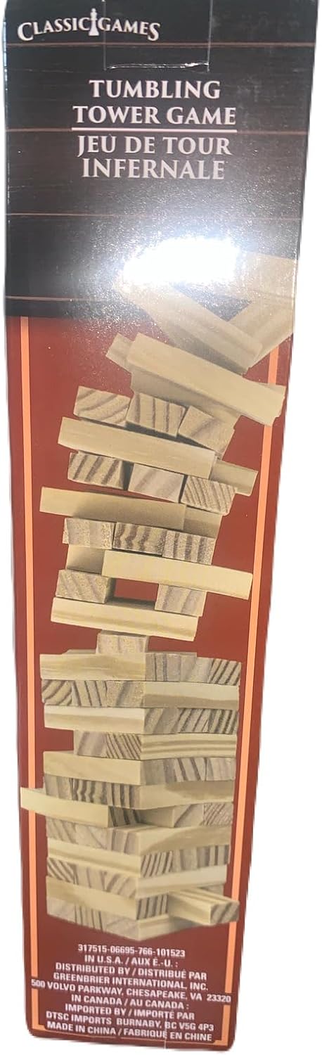 CG Tumbling Tower Games 72 pcs Set Classic Games – Yaxa Guatemala