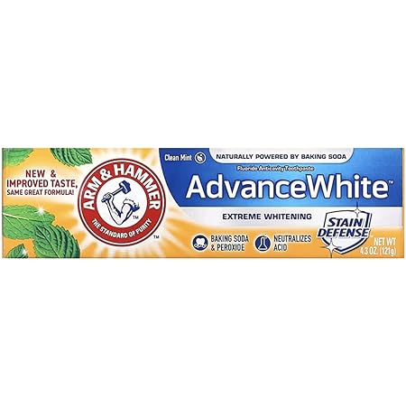 Amazon.com: ARM & HAMMER Advance White Toothpaste, Clean Mint, Extreme ...