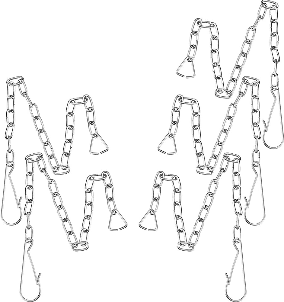 CENPEK 5Pcs Toilet Flapper Chain Replacement Metal Toilet Handle Lift ...