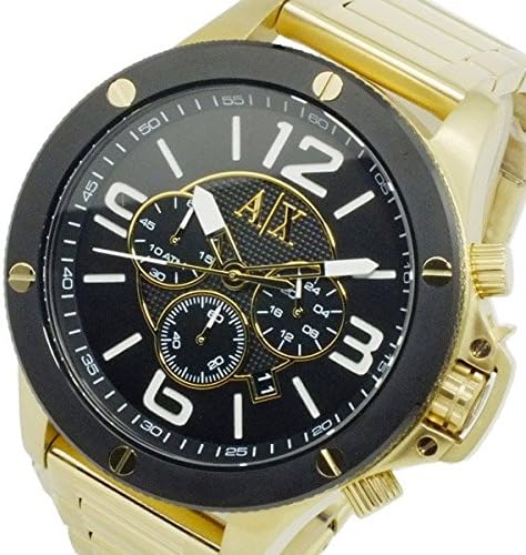 Amazon.co.jp: アルマーニ エクスチェンジ クオーツ メンズ クロノ 腕時計 AX1511 ゴールド : ファッション