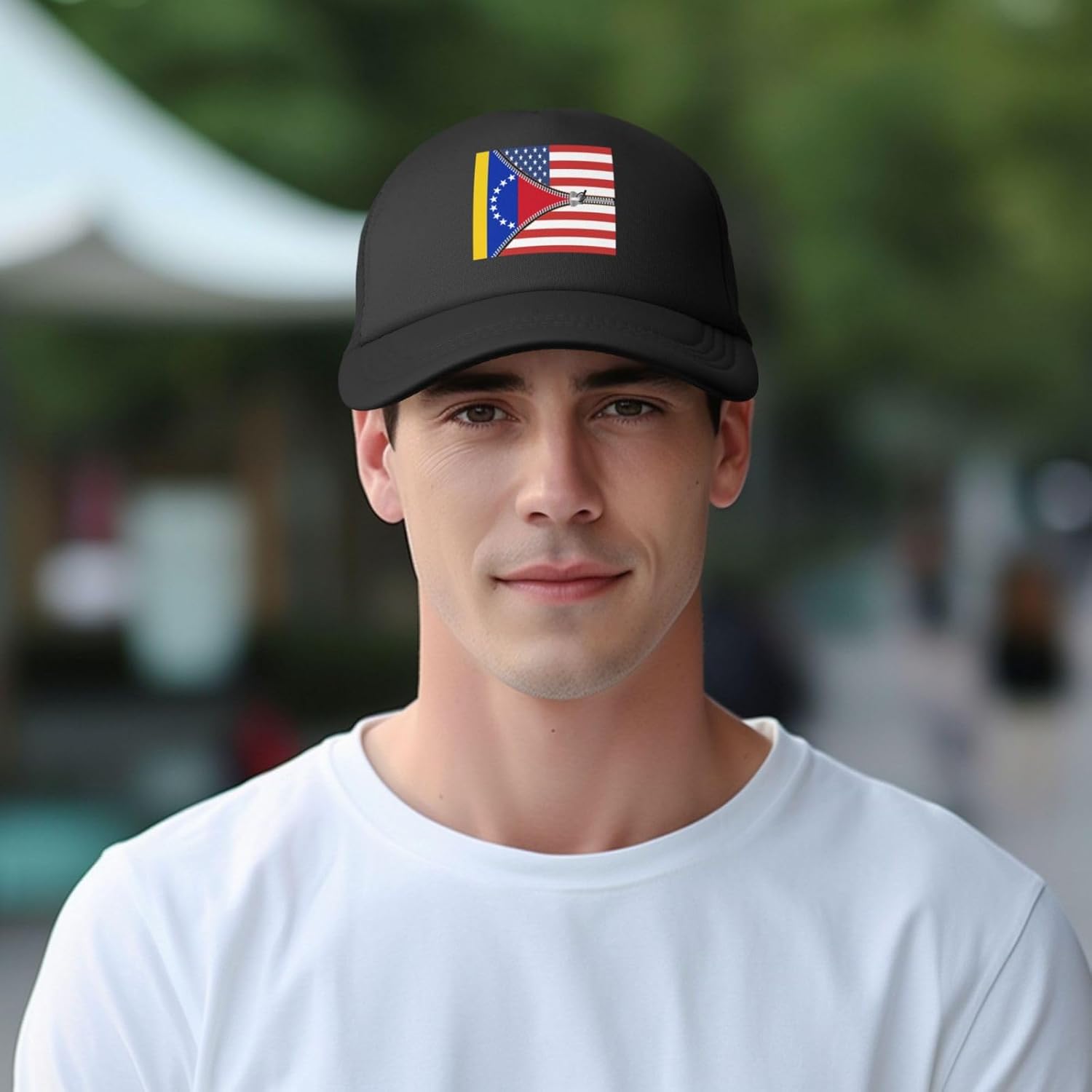 Flag Solid Mesh Baseball Cap Men Women – Yaxa Colombia