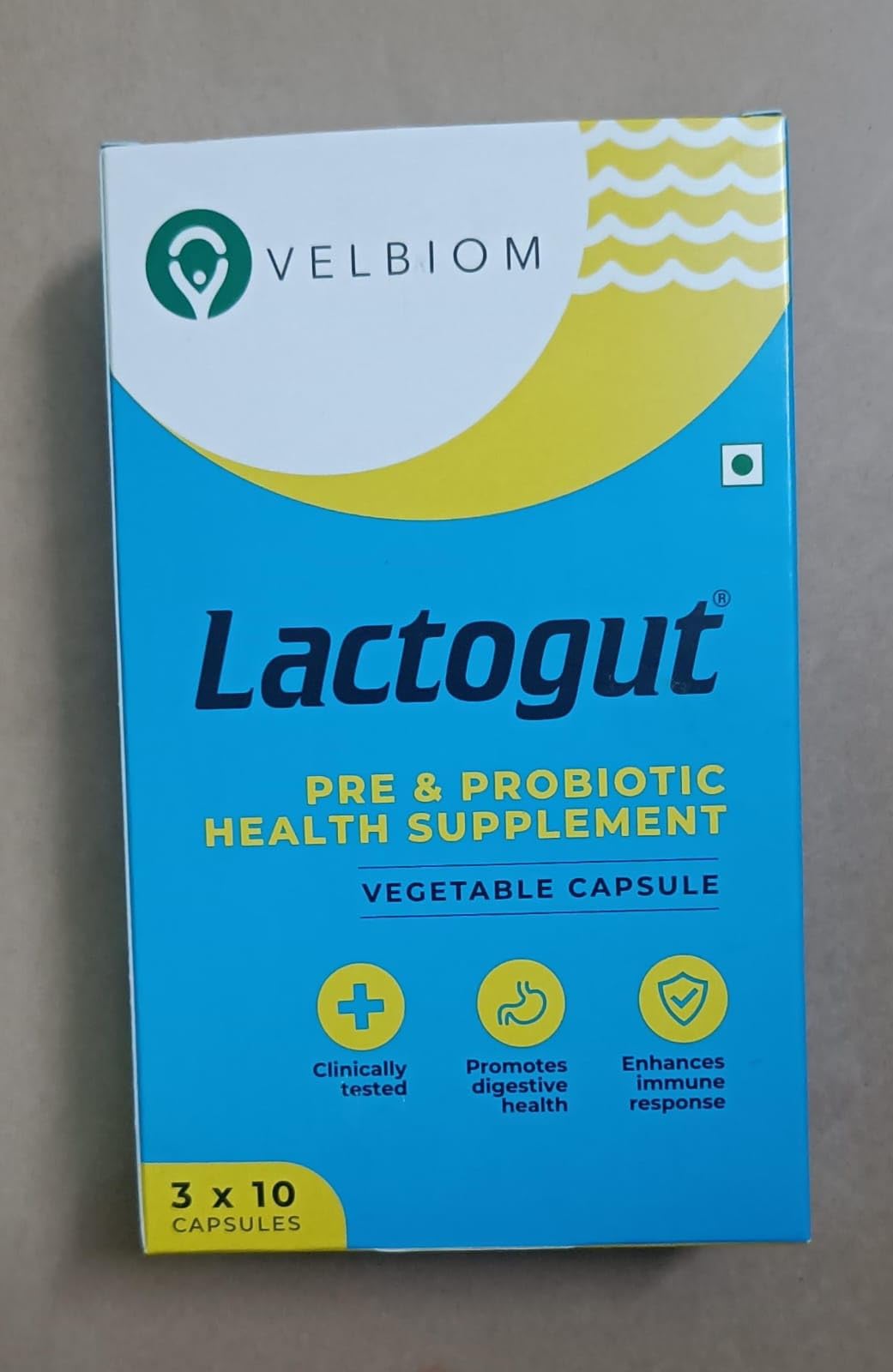 VELBIOM Lactogut Probiotics Supplement for Immunity and Digestive ...