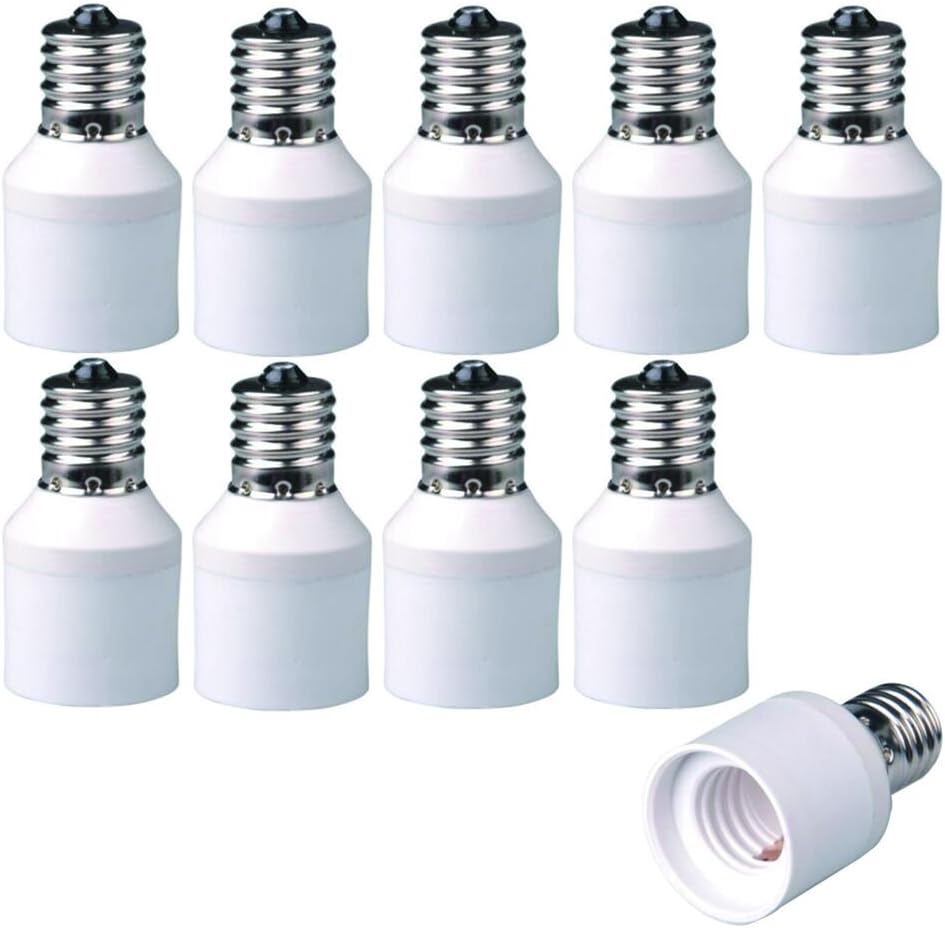 E-Simpo 10-pack E17 a E17 adaptador, E17 a E17 Extender, Extend E17 Lamp en empotrada Fixture ...