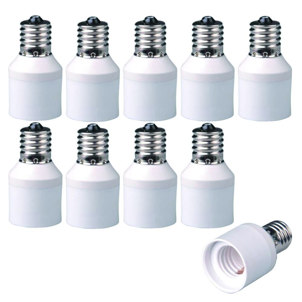 Amazon | 10個セット E-Simpo® 口金変換アダプタ E17→E17 電球ソケット変換アダプター, E17〜E17 拡張 アダプタ, E17-E17 口金変換アダプタ | E ...