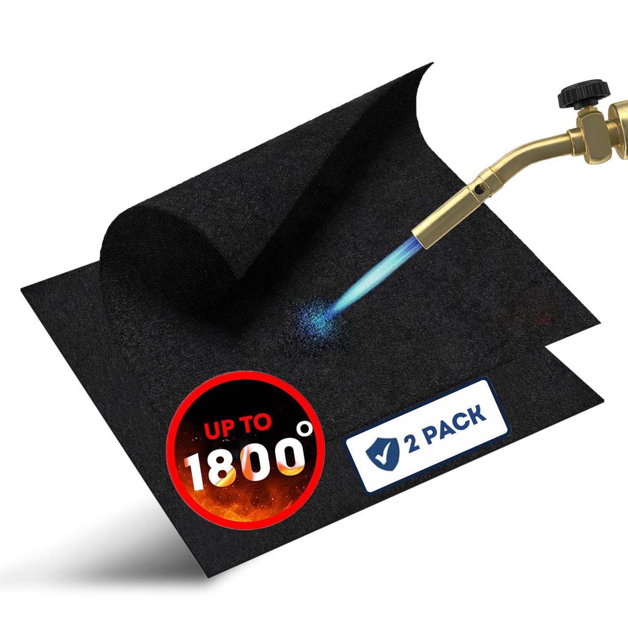 Amazon.com: CHOICE REVOLUTION 2 pcs Carbon Felt Welding Blanket ...