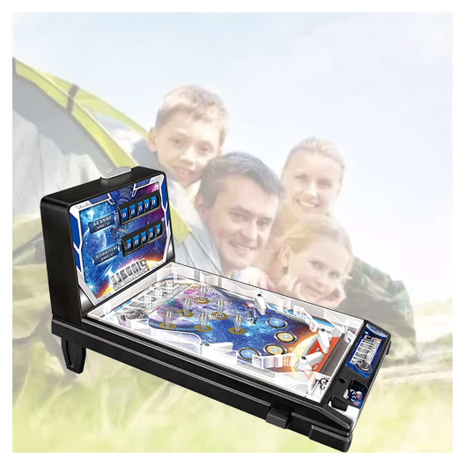 Buy op Pinball Game, Mini Space Super Pinball Machine Electronic Lights ...