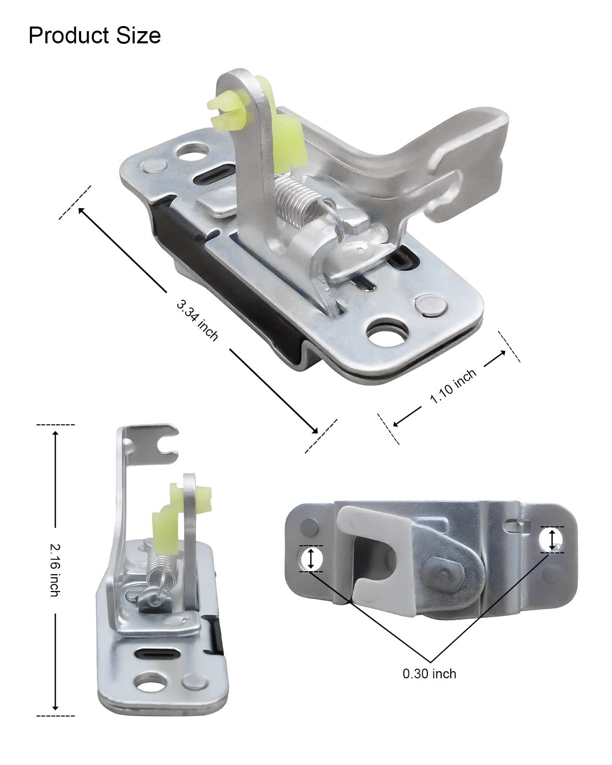 Snapklik.com : Sliding Door Lock Latch-Rh-Upper Fit For Dodge Ram ...