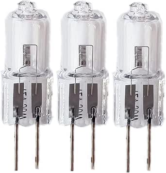 GWAYUANY 10Pcs G4 6V 15W Tungsten Lamp G4 6V 10W Microscope Light Bulb ...