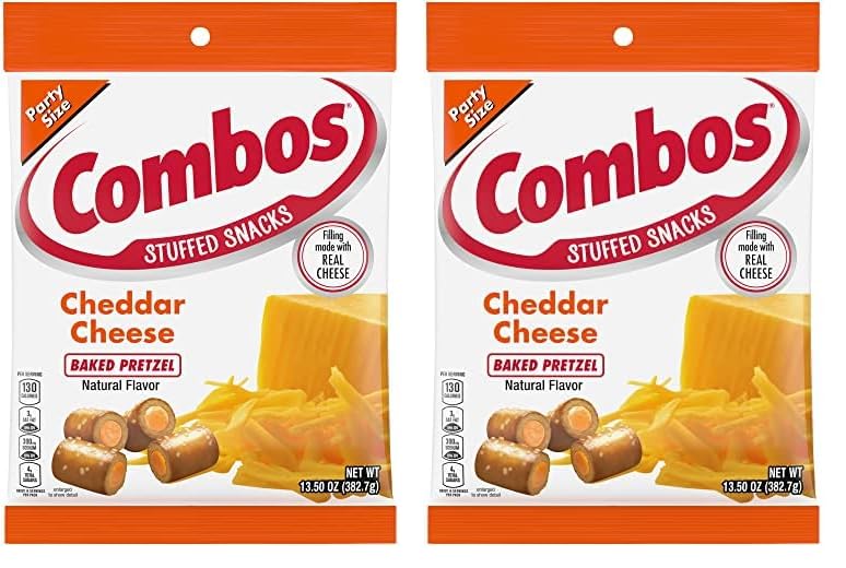 Amazon.com : Combos Cheddar Cheese Baked Pretzel Snacks, 13.5 Oz. Bag ...