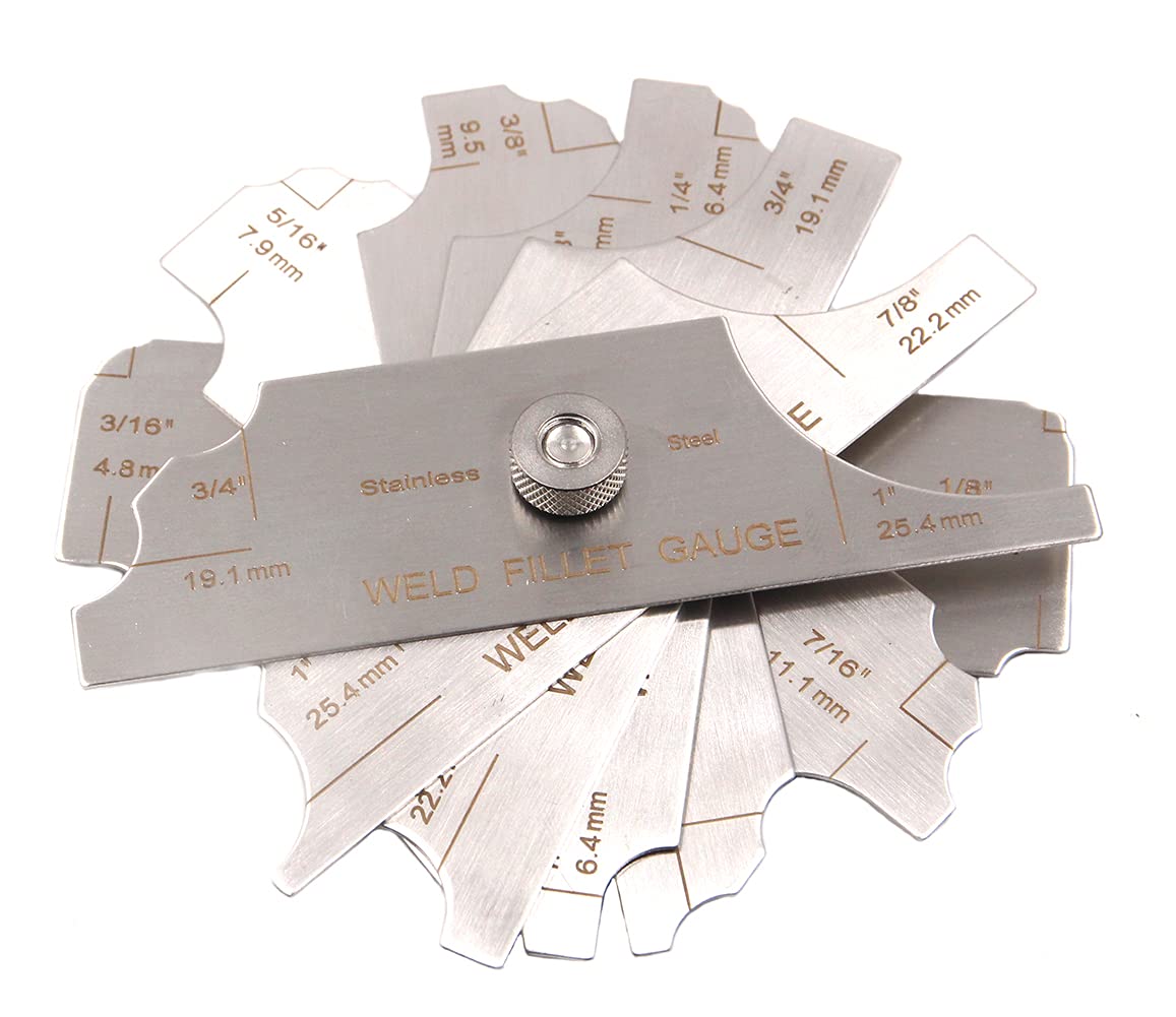 Amazon.com: Driak MG-11 7piece Metal Weld Fillet Gages Set Gage Rl ...