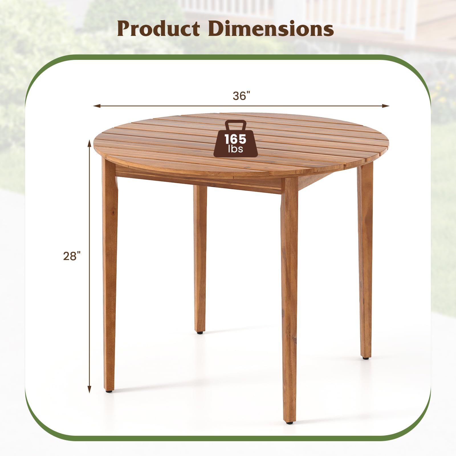10 Person Circular Table