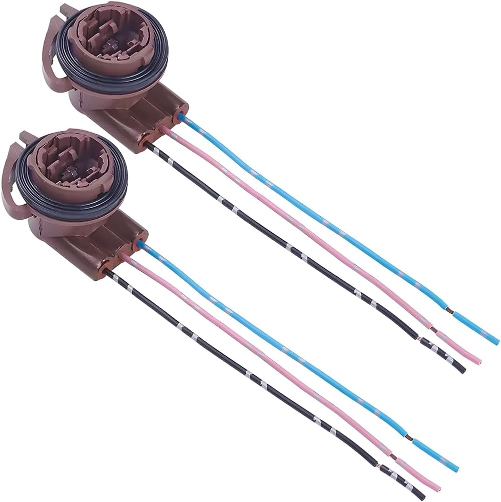 Amazon.com: Mandark 2PCS 3157B Car Pre-Wired Harness Sockets, Female ...
