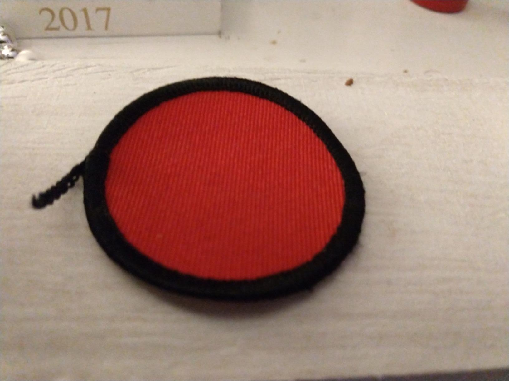Amazon.com: PATCHTOWN 2" Diameter Round Blank Patch -Red and Black ...
