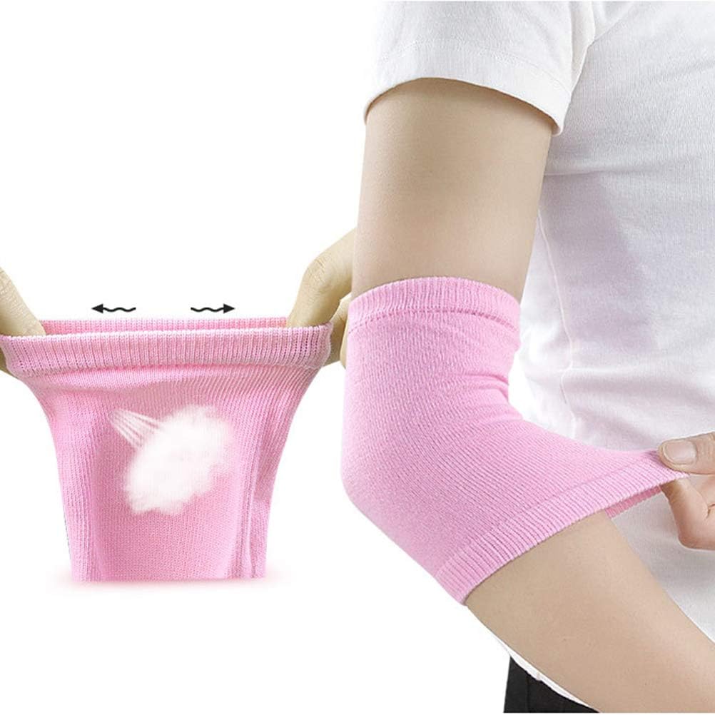 Amazon.com : Elbow Moisturizing Sleeve Elbow Gel Cover Heel Socks Elbow ...