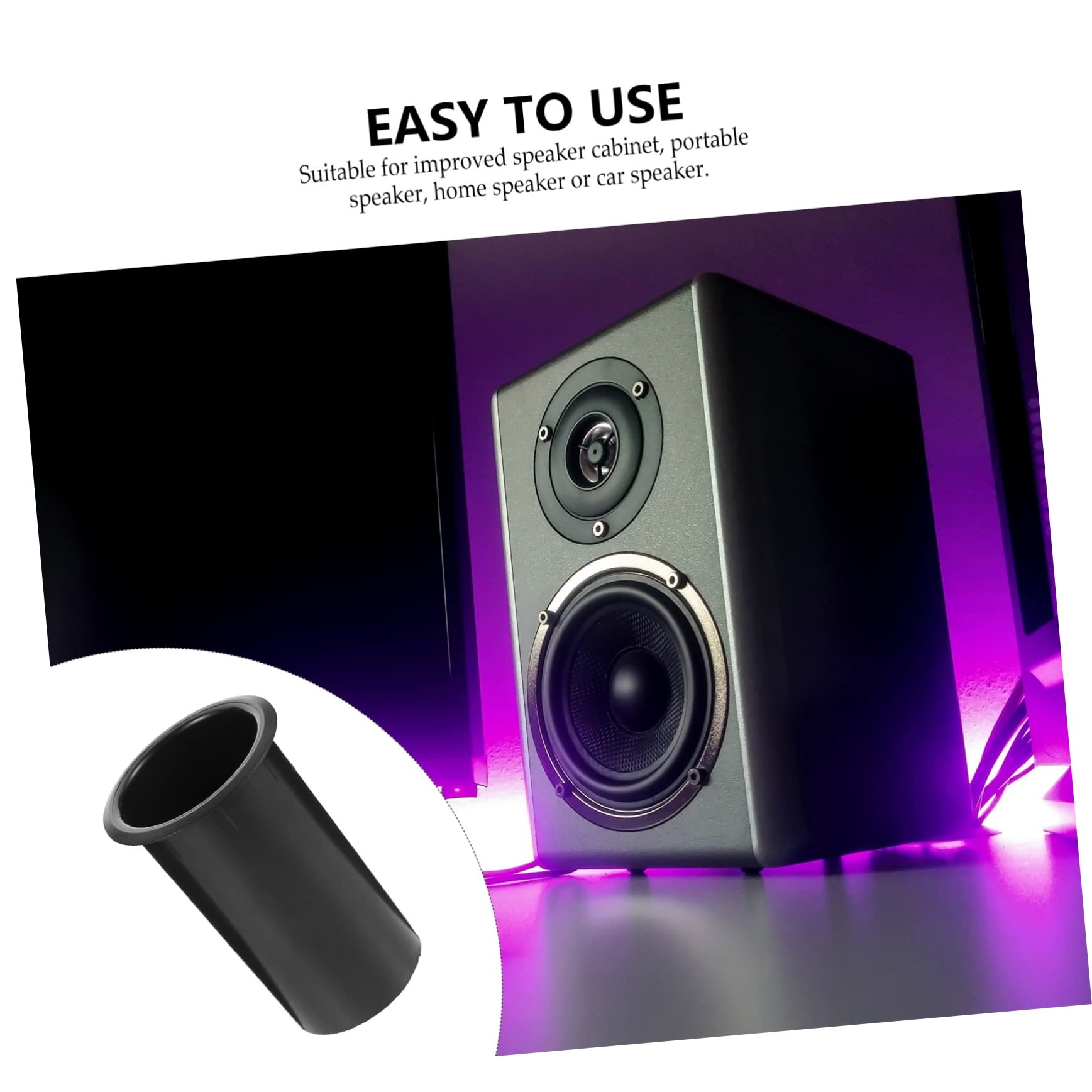 Audio Port Tubes 5Pcs Plastic Speaker Port Tubes - Bass Reflex For ...