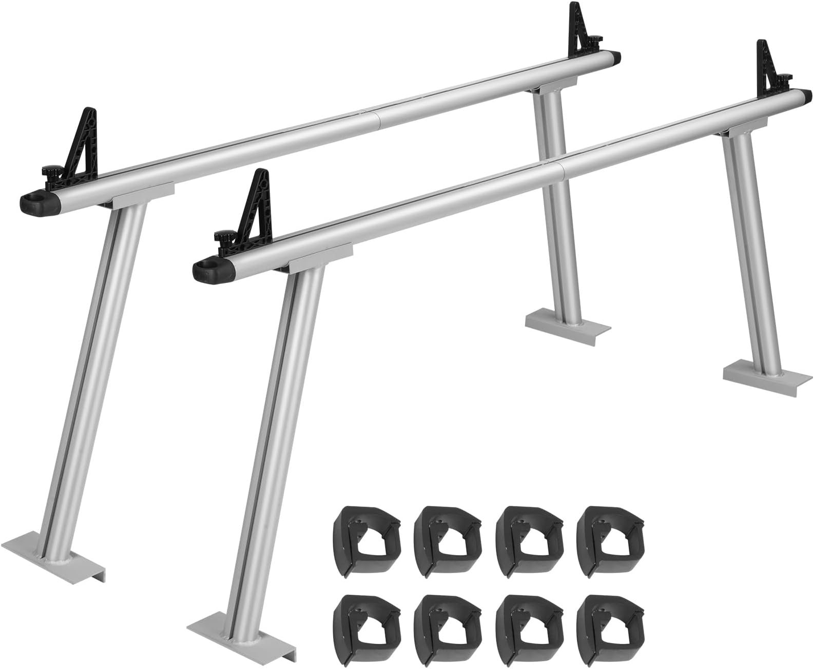 Amazon.com: VEVOR Truck Rack, 71in Aluminum Ladder Rack for Truck, 800 ...