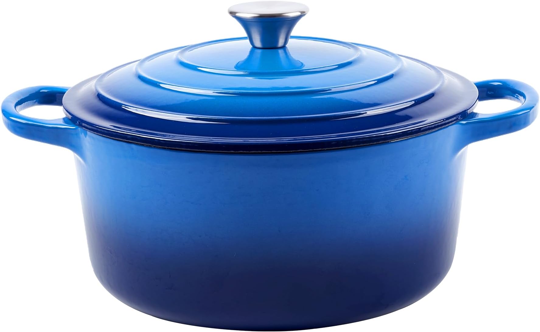 Amazon.com: Mercer Culinary Enameled Cast Iron Round Dutch Oven, 6 qt ...