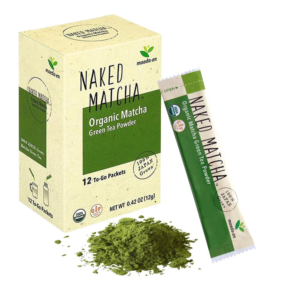 Amazon.com: MAEDA-EN NAKED MATCHA Organic Matcha Green Tea Powder 12 ...