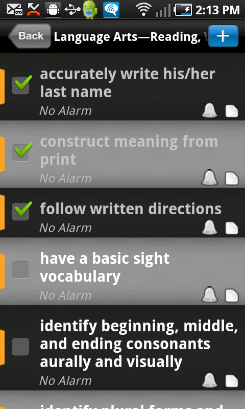 2nd Grade Readiness Checklist Planner - App on Amazon Appstore