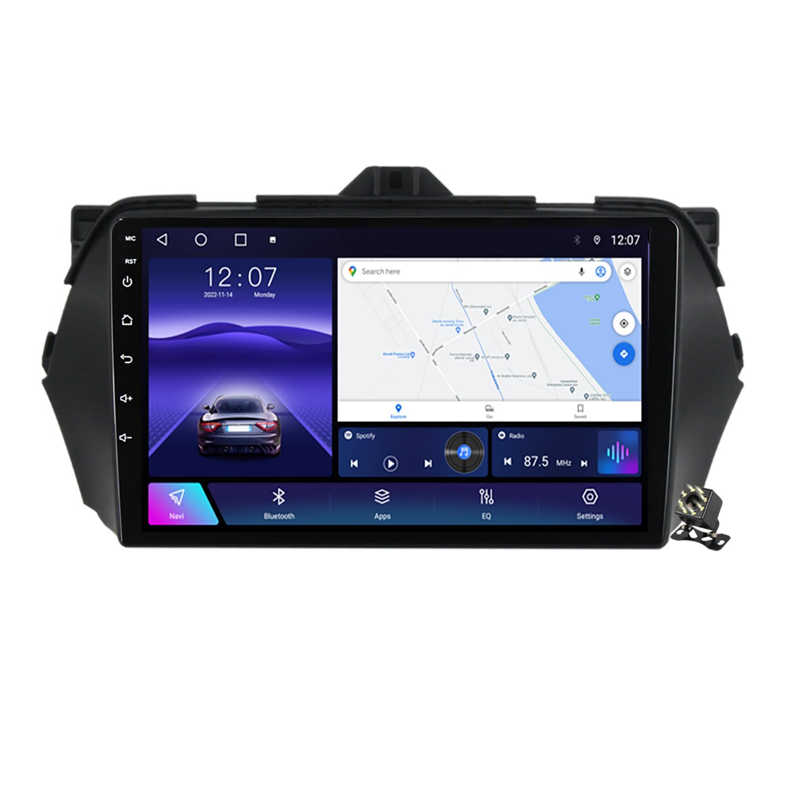 Amazon.com: 9" Car Radio Multimedia Player for Suzuki Ciaz 2014-2018 ...
