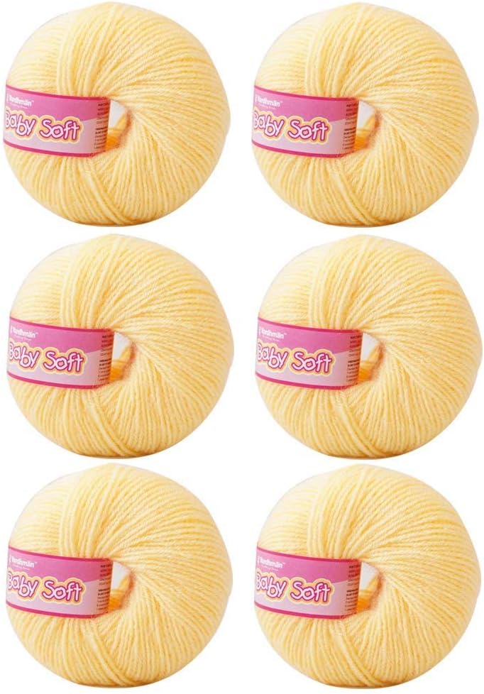 vardhman Yarn Baby Soft Wool for Hand Knitting Fingering Crochet Hook ...