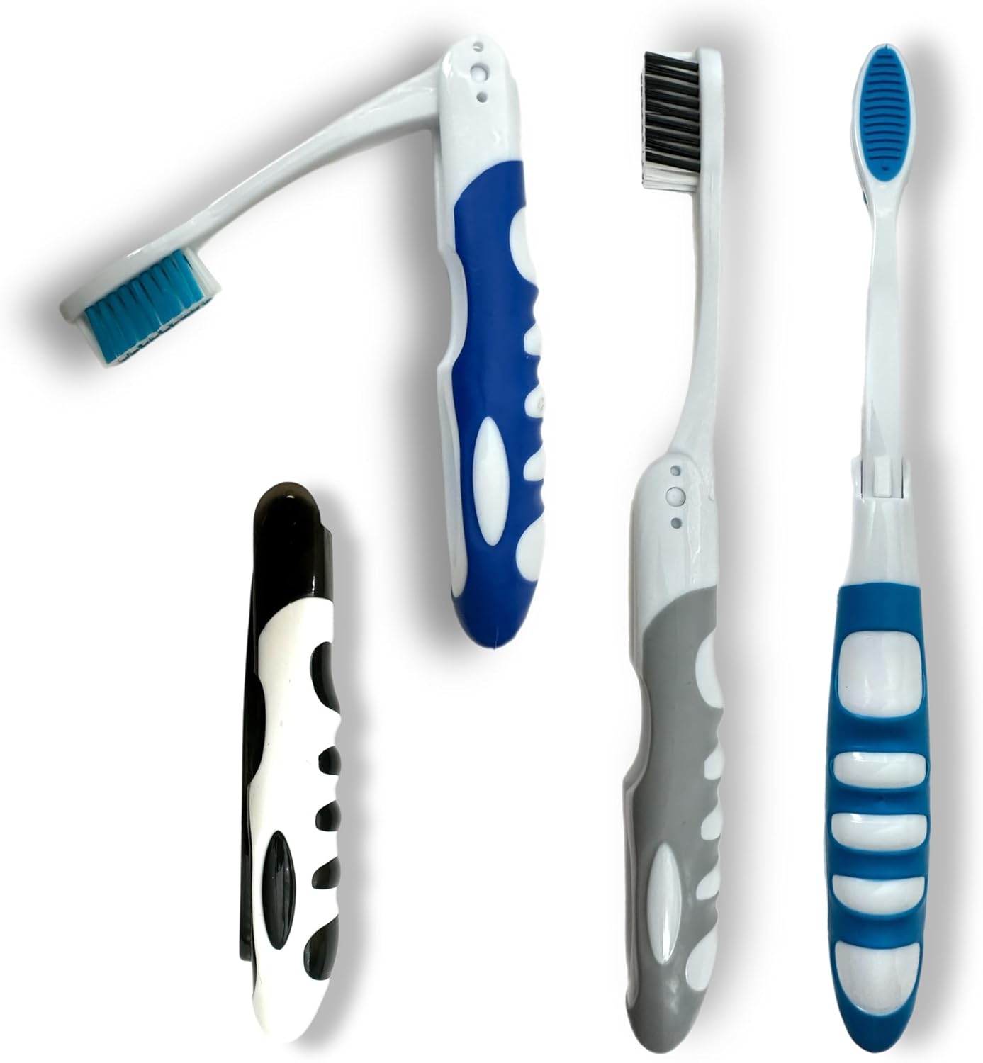 Amazon.com: ALAZCO Comfort Hold Travel Toothbrush On The Go Folding ...