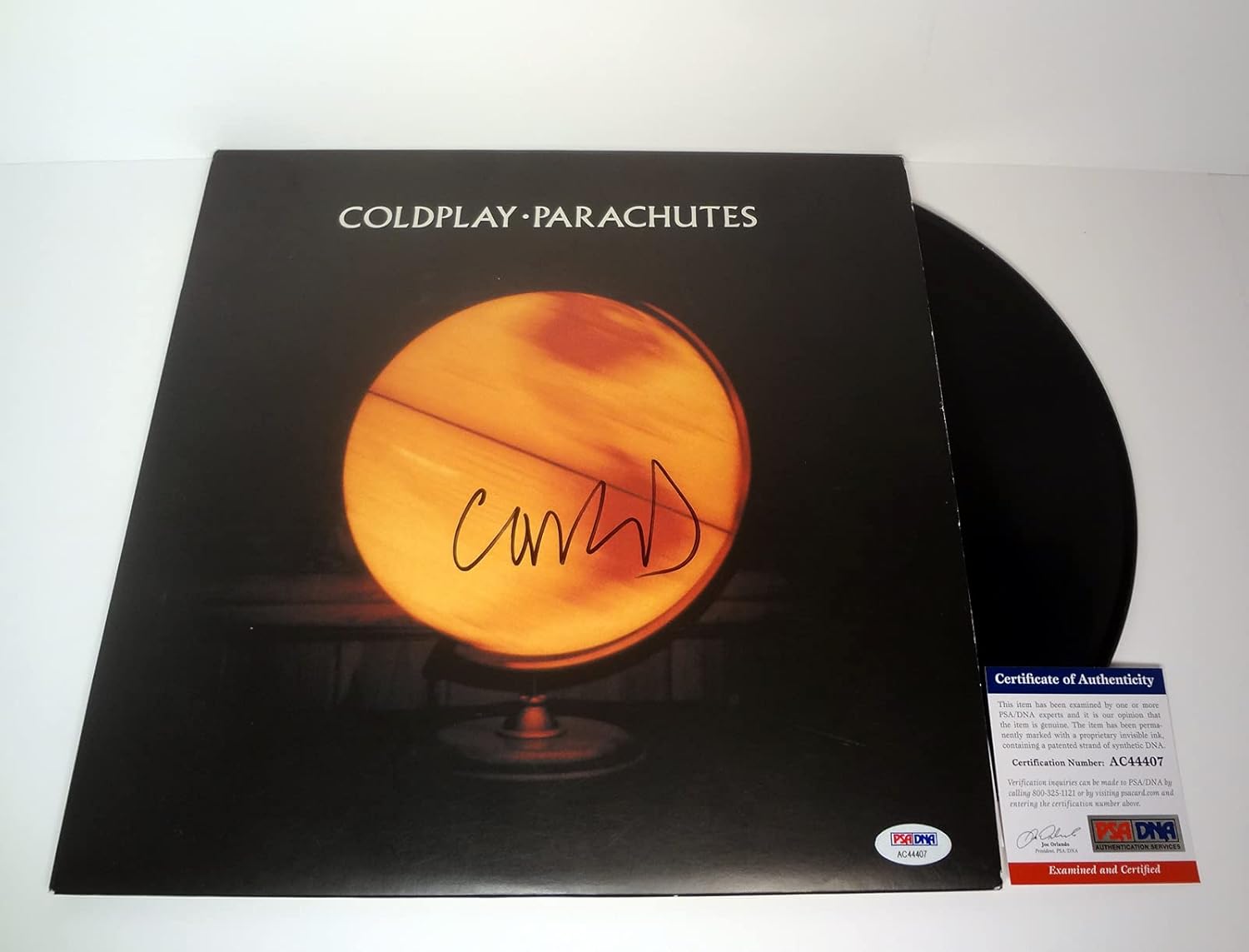 Chris Martin Coldplay Parachutes Signed Autograph Vinyl Record Album ...