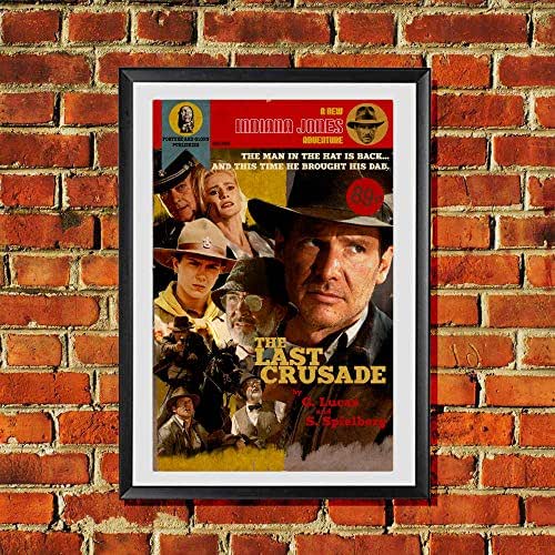 Amazon.com: Indiana Jones and the Last Crusade Pulp Book Cover Original ...
