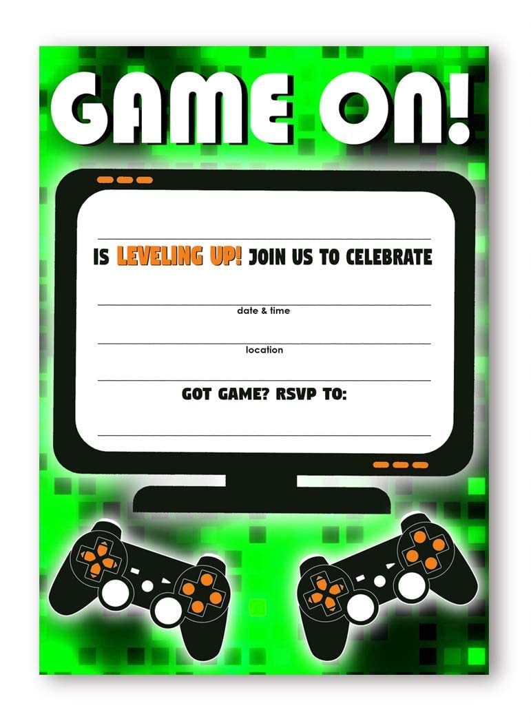 Free Printable Gamer Invitation Templates Download Hundreds, 57% OFF