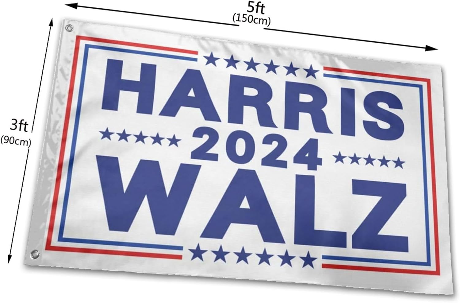 Kamala Harris Tim Waltz 2024 Flag 3x5 ft Kamala Harris For President ...