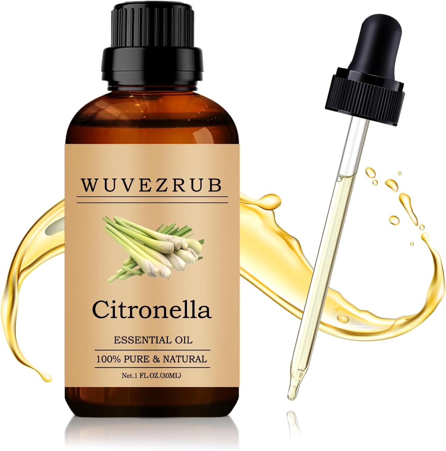 Amazon.com: Wuvezrub Citronella Essential Oil 30ML - 100% Pure and ...