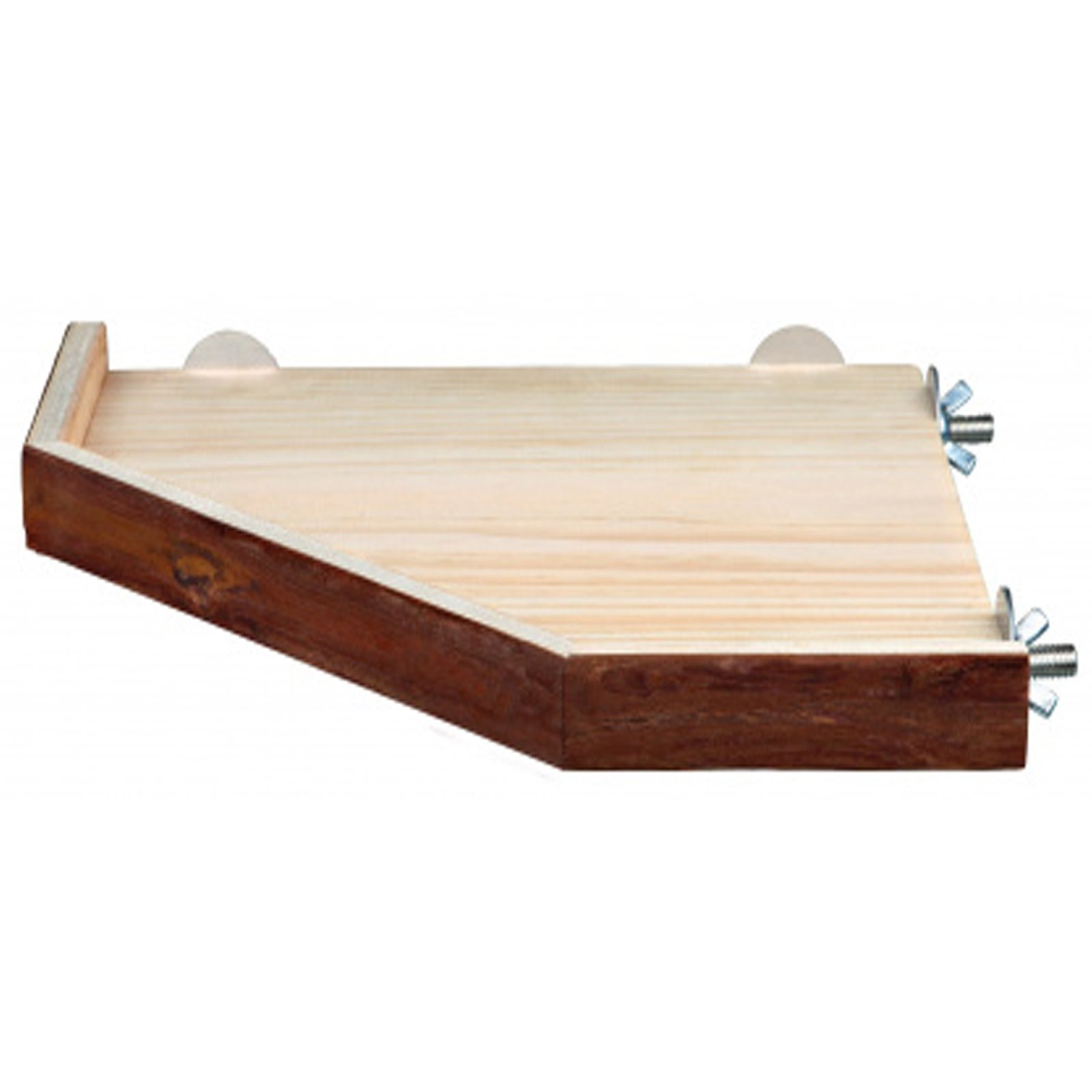 Pet Ting Natural Wood Corner Shelf Platform Shelf for Hamster Mice Etc ...