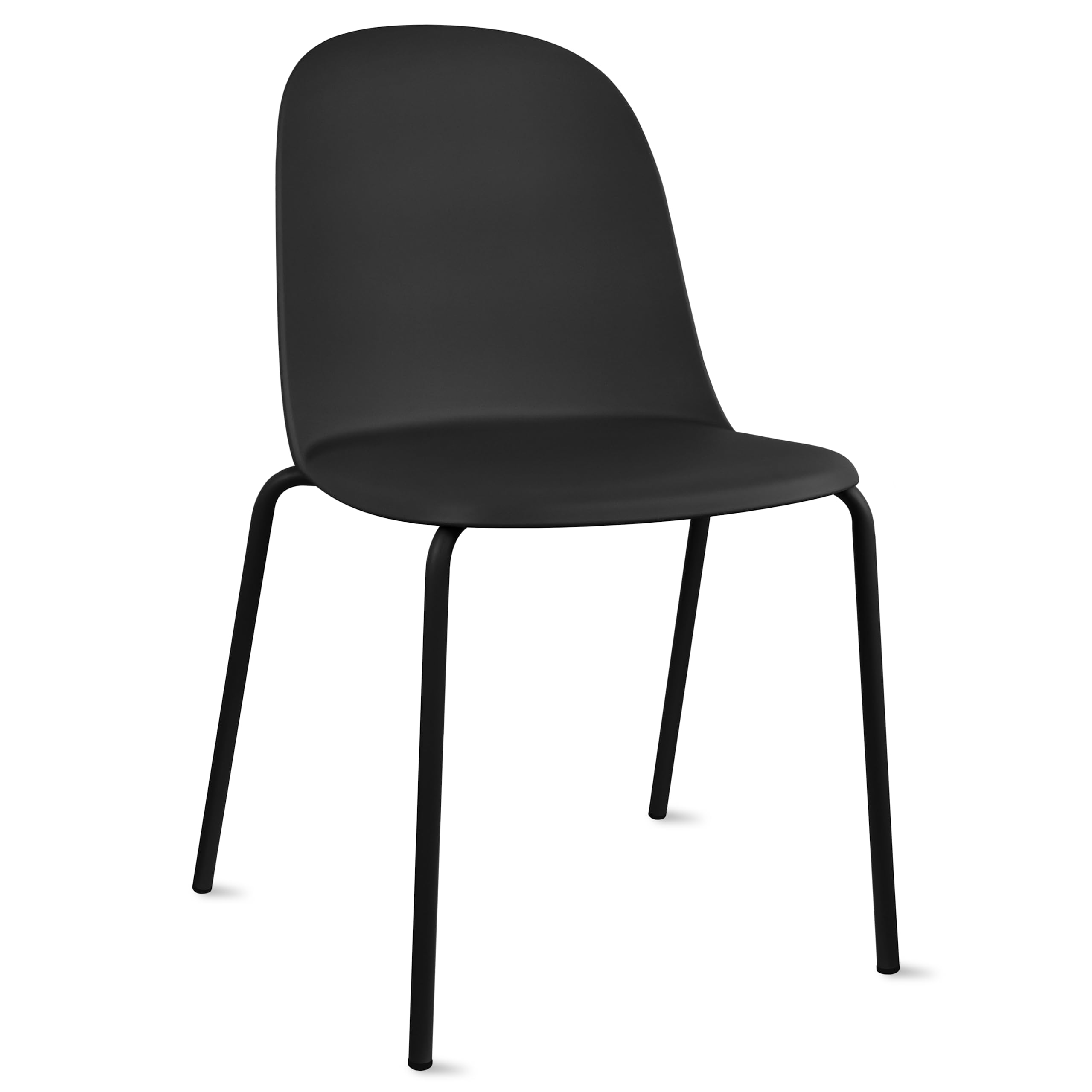 Amazon.com - 2xhome Modern Stackable Armless Dining Chair, Plastic ...