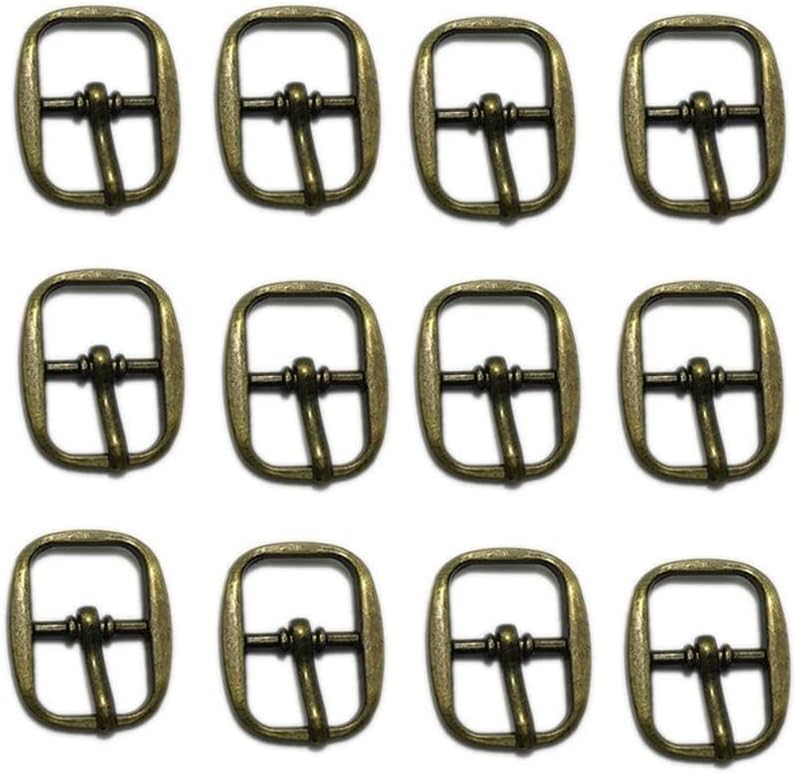 Amazon.com: Honkenda 50pcs Single Prong Belt Buckle Metal Rectangle ...